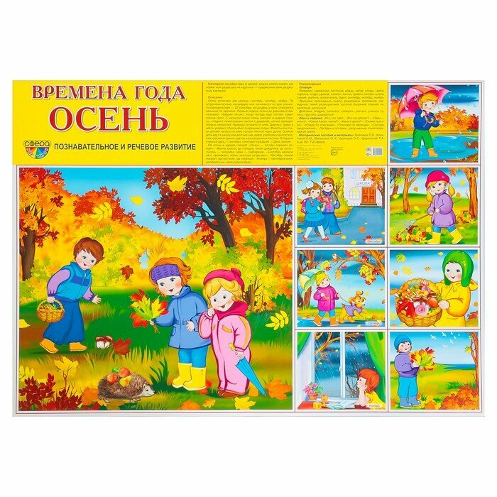 Плакат Сфера демонстрационный "Времена года: Осень"