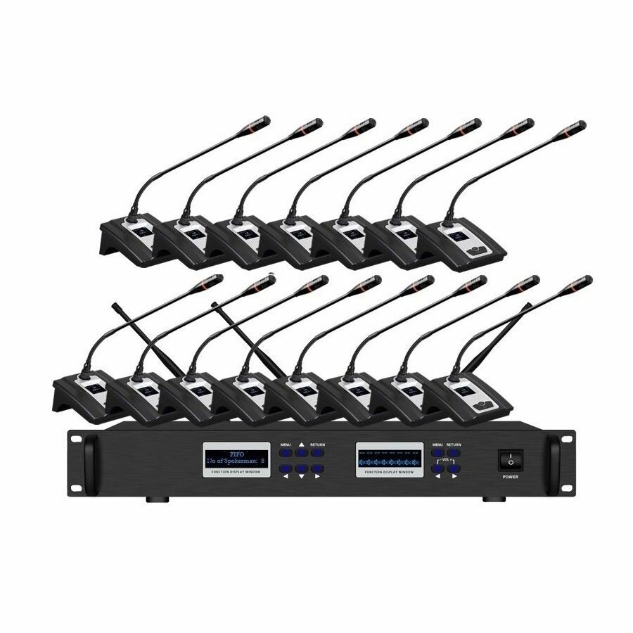 Цифровая конференц-система DDS 6800 (1 Председатель микрофон 14 представитель микрофон)