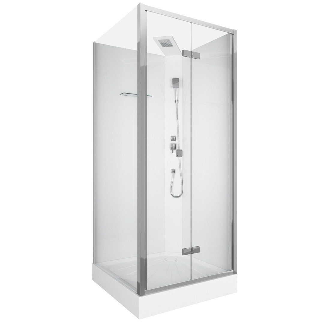 Душевая кабина Cerutti SPA Bella 90T 90x90 прозрачная/хром