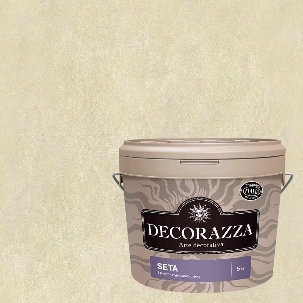Декоративная штукатурка с эффектом натурального шелка Decorazza Seta (5кг) ST 11-178
