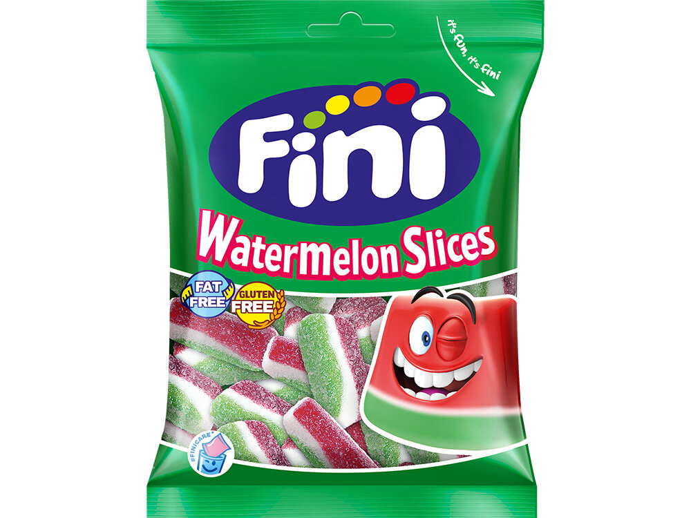 Мармелад Fini "Арбузные дольки", жевательный, без глютена, 90г