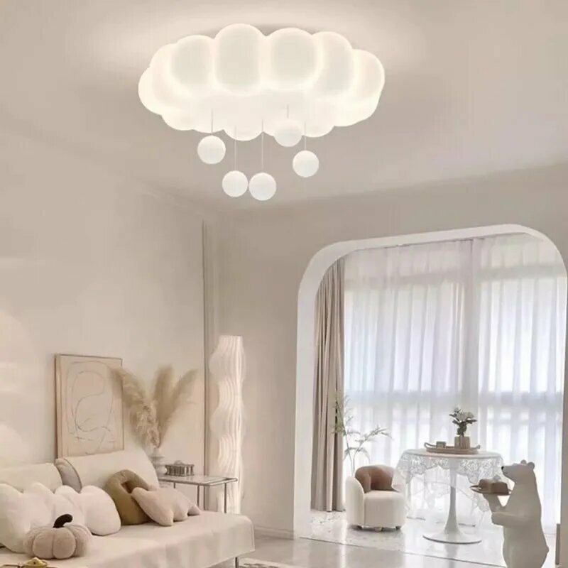 Простой современный дизайн потолочного светильника модели "облако