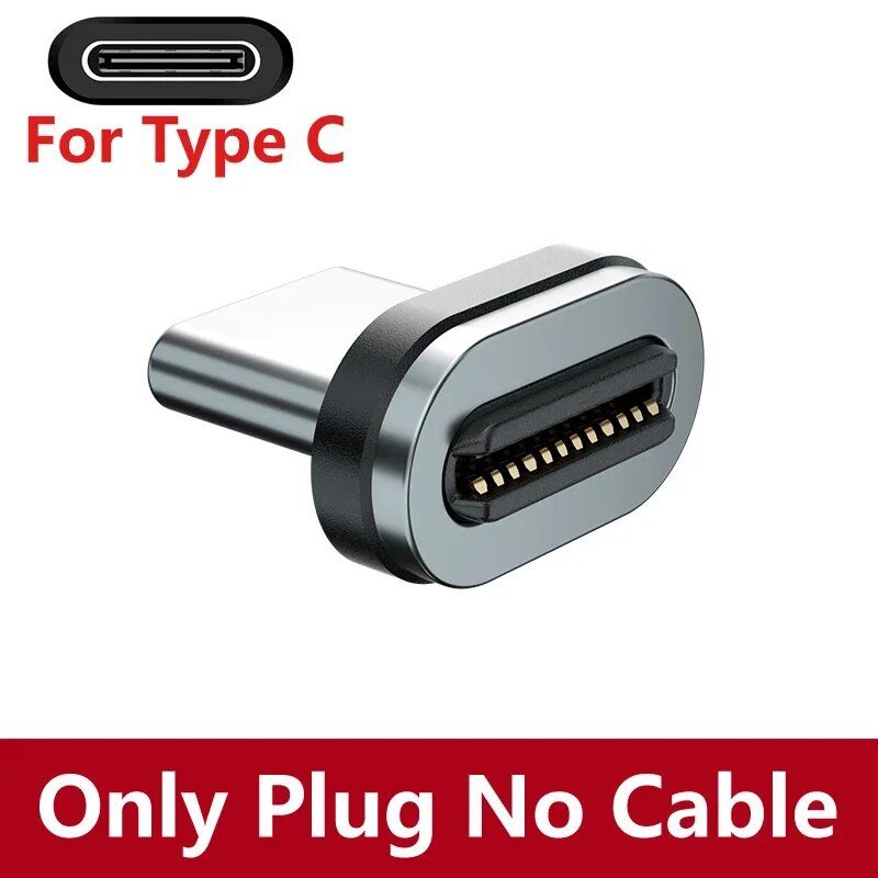 Магнитный кабель USB Type-C AUFU 5A, PD100W, быстрая зарядка, 90 1.8 m(6.6ft), Only Plug for Type C