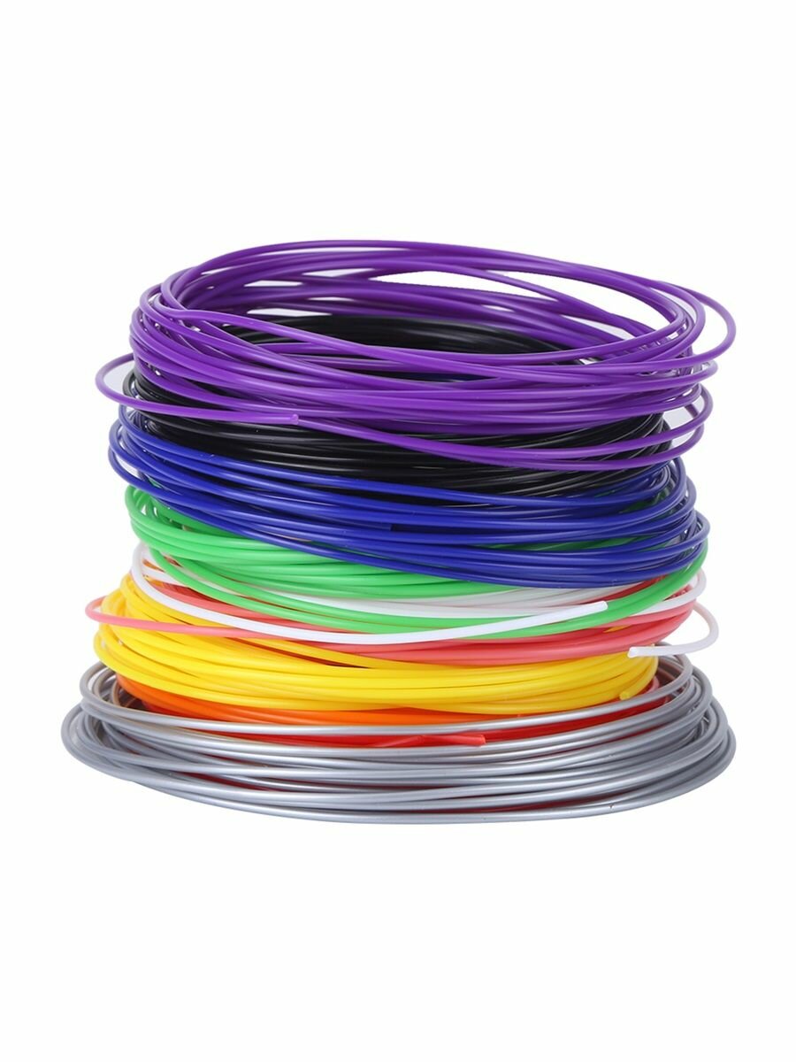 Сменные нити для 3D-принтера PCL, 1,75 мм, низкая температура, 10 цветов, совместимые с ручкой для 3D-печати и принтером
