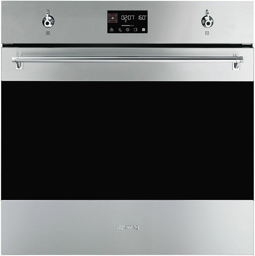 Духовой шкаф электрический Smeg SO6302TX, серебристый