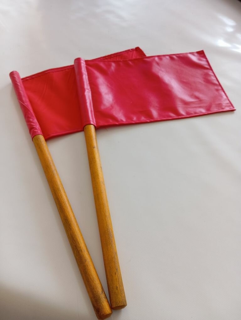 Флажки судейские (2 шт)