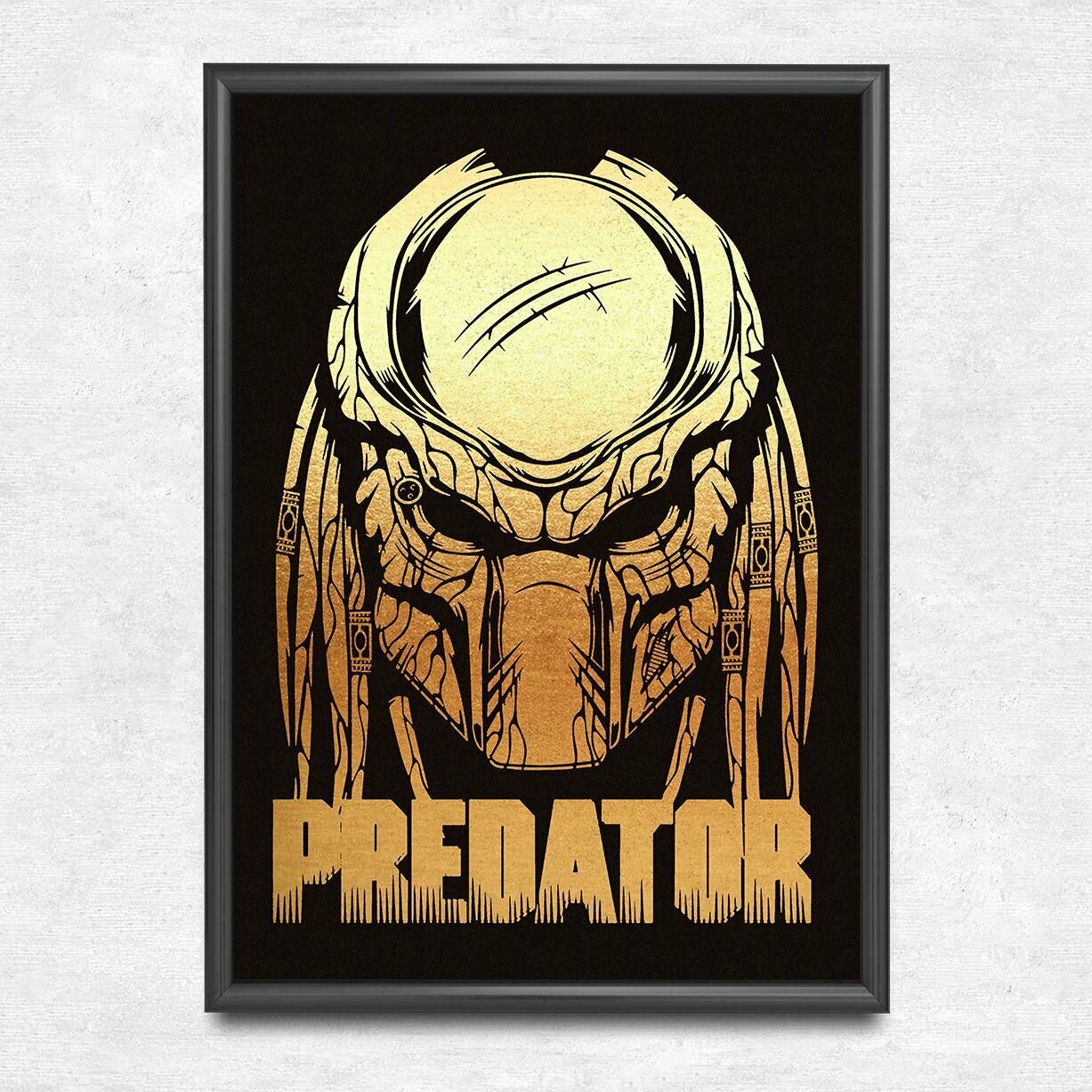 Постер Хищник / Плакат Predator, фильм. Декор для квартиры, дома, офиса, комнаты