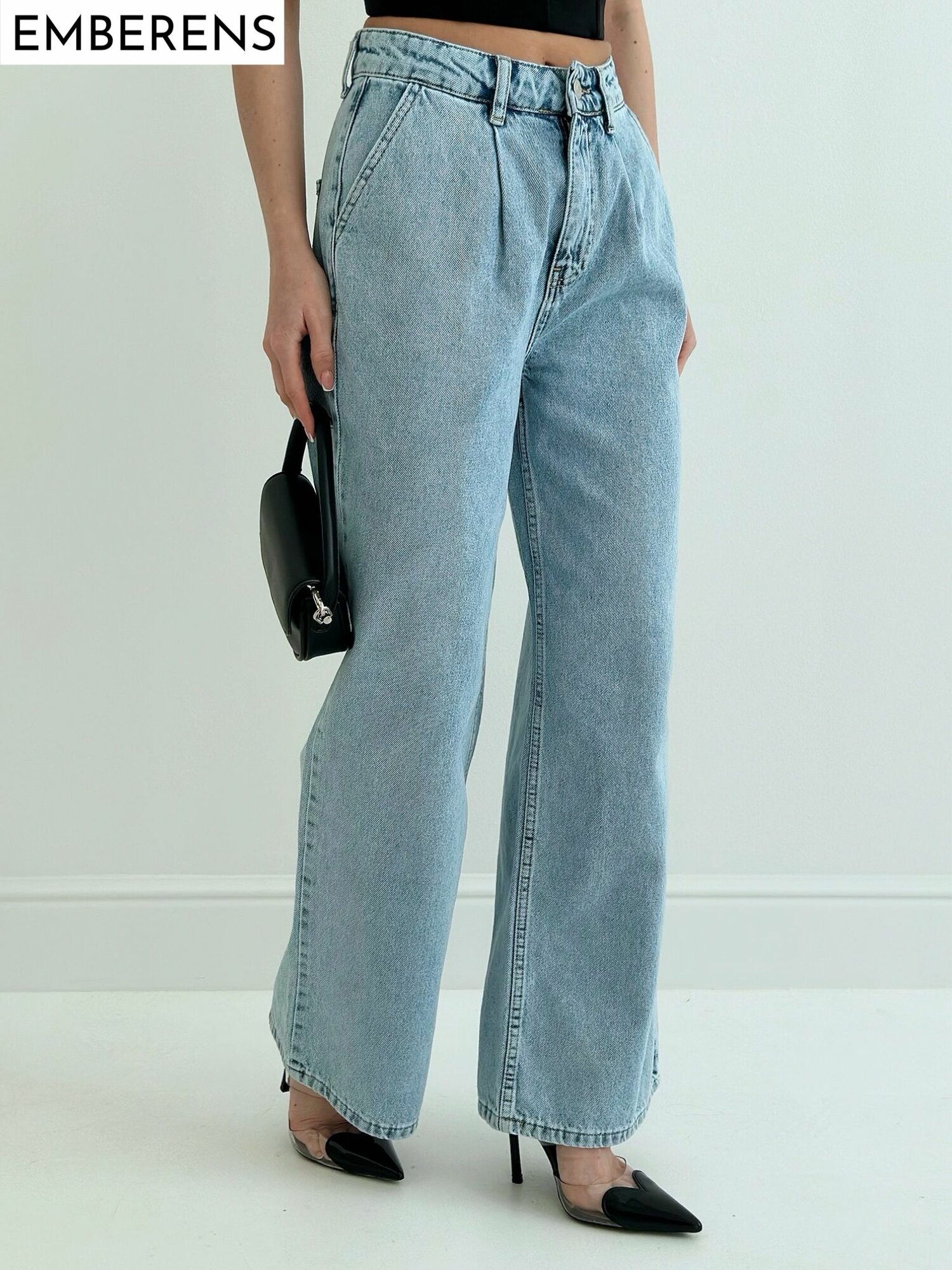 Джинсы палаццо Весна-лето 2025 