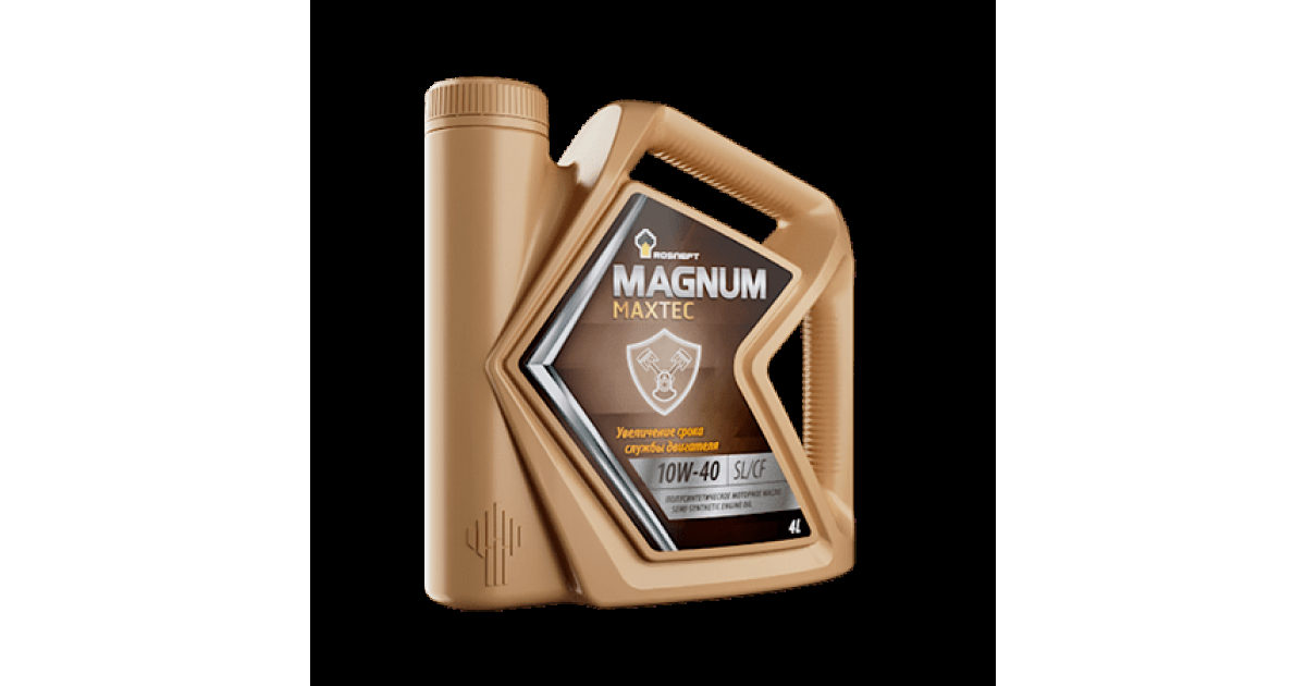 Масло моторное РосНефть Magnum Maxtec 10W40 4 л 40814742 — купить в ...