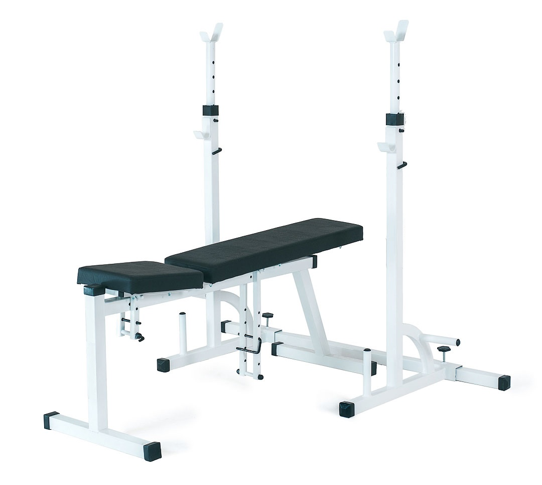 Скамья атлетическая к ДСК Пионер Скамья атлетическая ДСК " со стойками под штангу (белая)