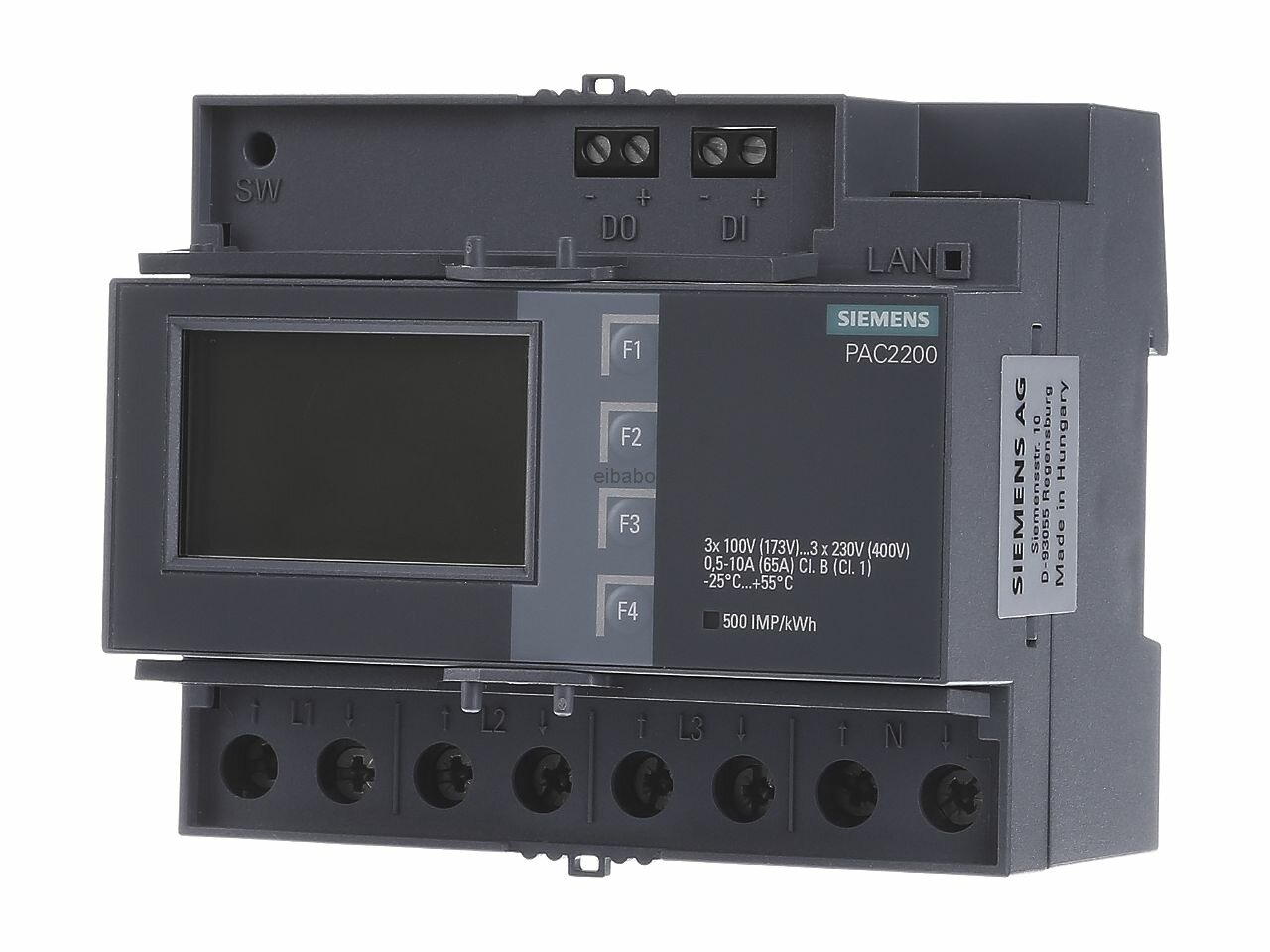 Цифровой измеритель мощности Siemens 7KM2200-2EA40-1EA1 230–400 В MODBUS TCP 4001869538594
