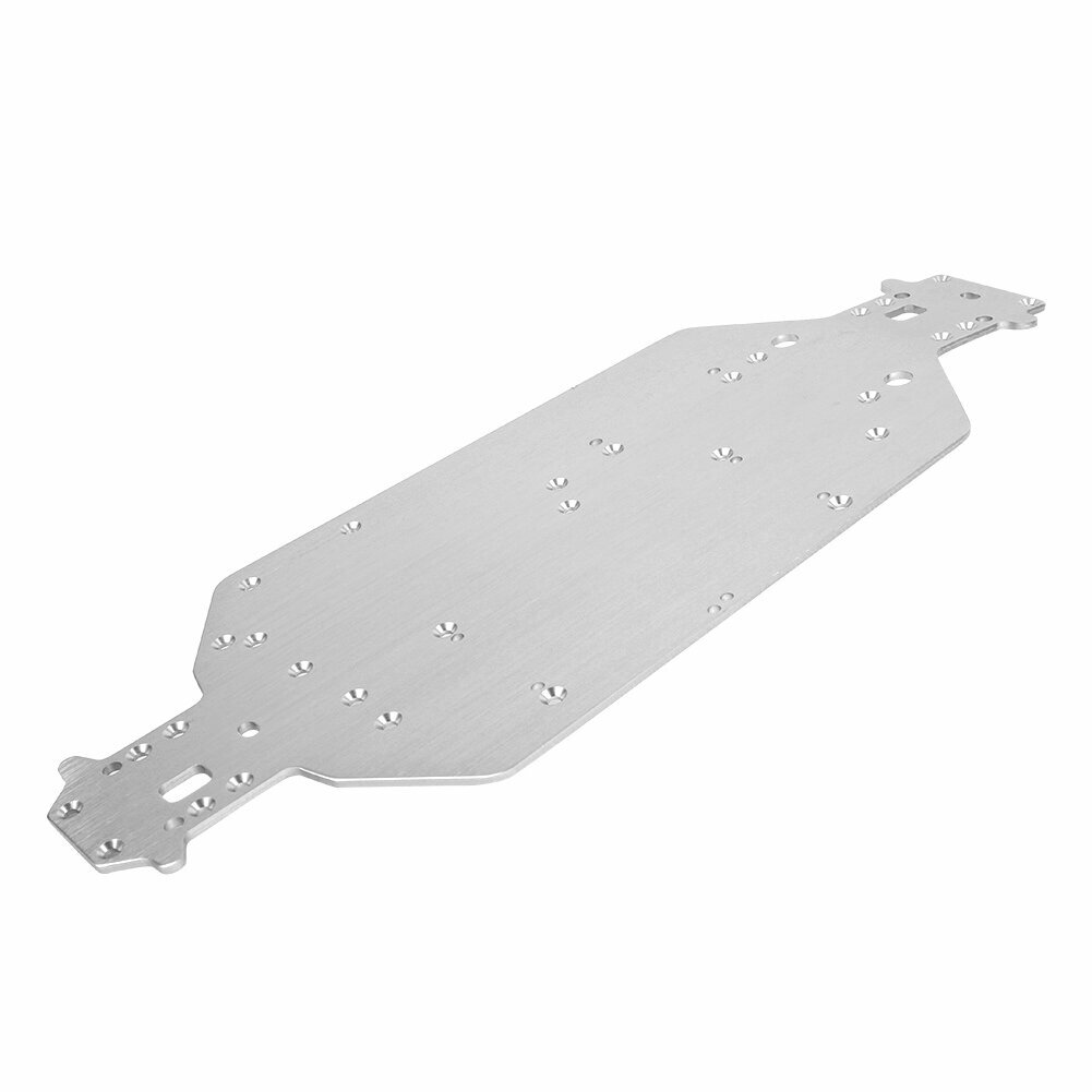 Обновленные алюминиевые детали шасси для RC машин HSP 94107 94111 94110 94124, серебристые
