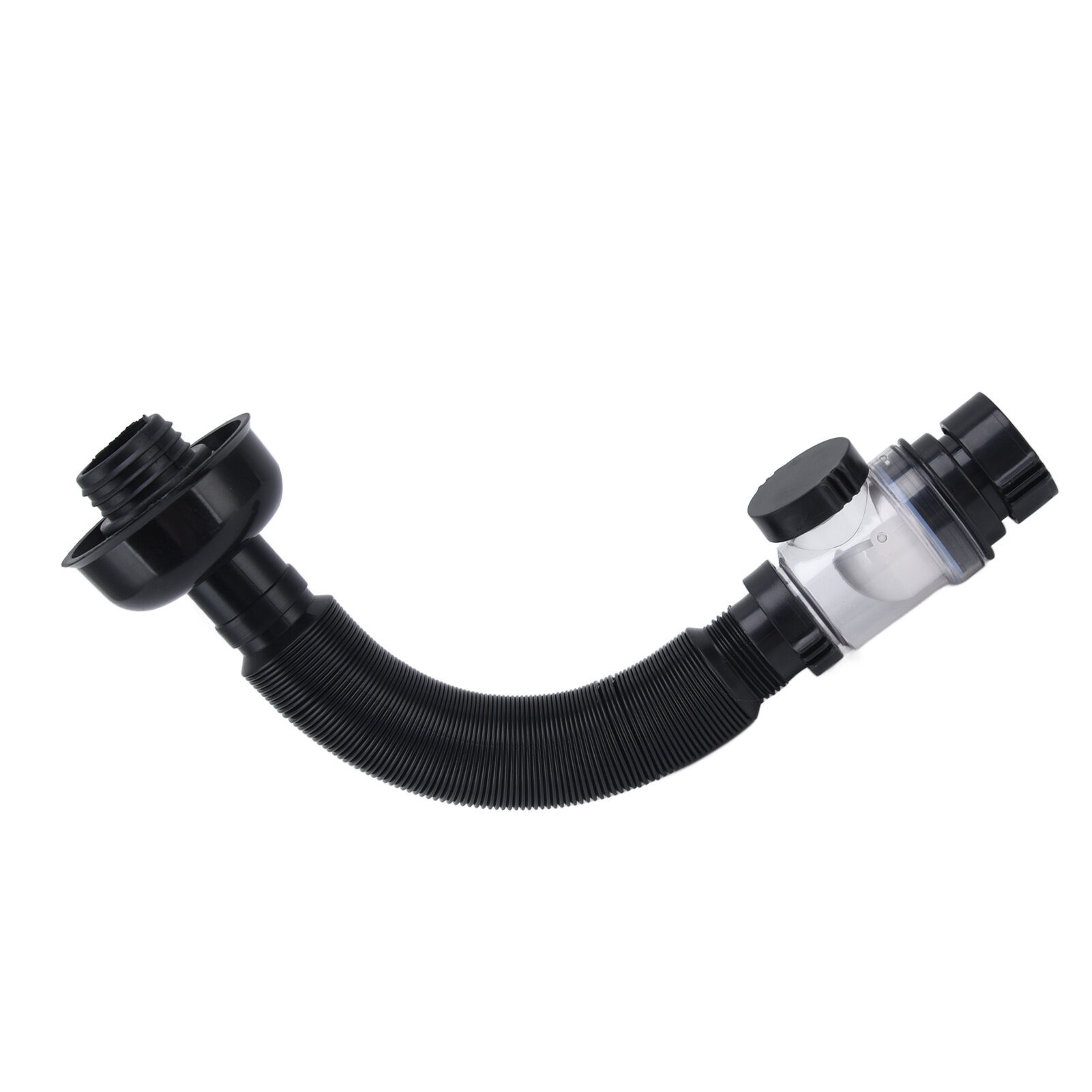 Сливная труба для раковины, сливной шланг для раковины, гибкий ПВХ водопровод для кухни, ванной комнаты, черный, многофункциональный