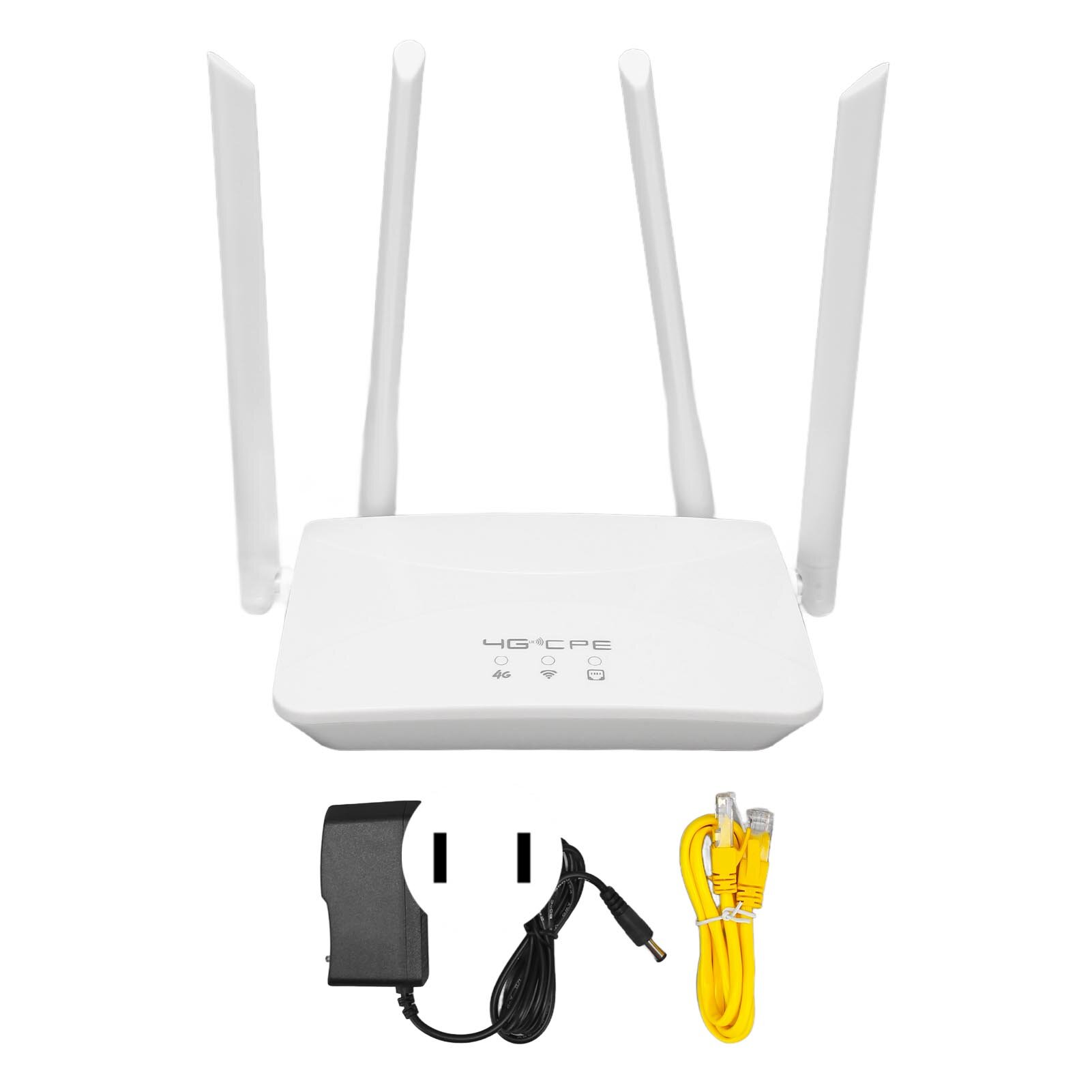 4G LTE Беспроводной маршрутизатор Professional 300 Мбит / с Мобильный Wi -Fi Router с антеннами 4 шт.