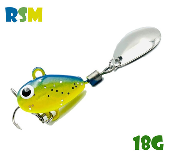 Блесна Тейл-Спиннер для рыбалки Uf-Studio Hurricane 18g #RSM