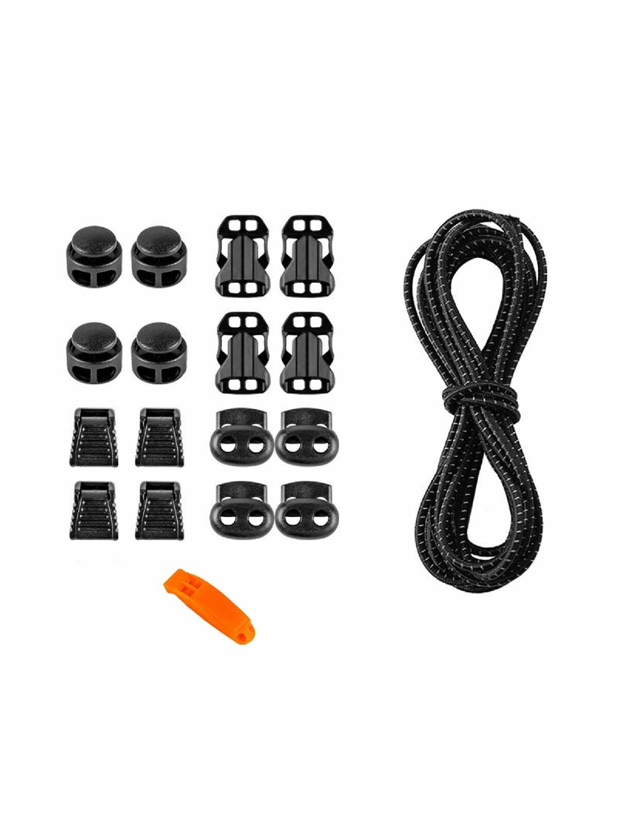 Набор для выживания, Спортивная альпинистская сумка для активного отдыха с модифицированной пряжкой-черный комплект светоотражающих моделей из 18 предметов