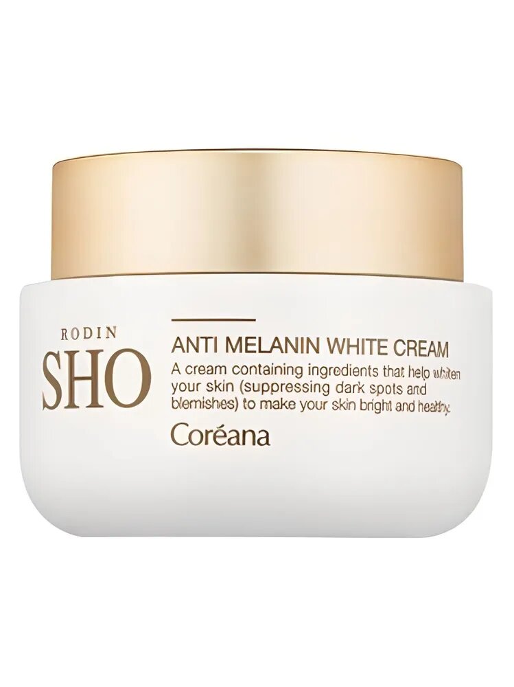 Крем против пигментации "Coreana", Anti-Melanin, White Cream, против пигментации, 50мл