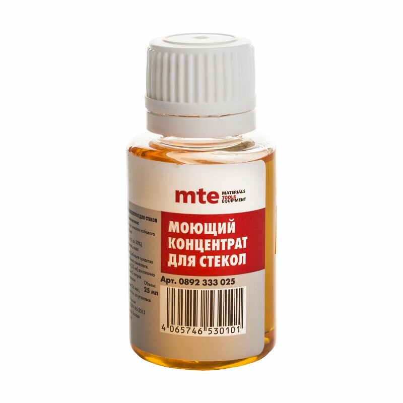 Очиститель стекол концентрат летний 25 мл, mte