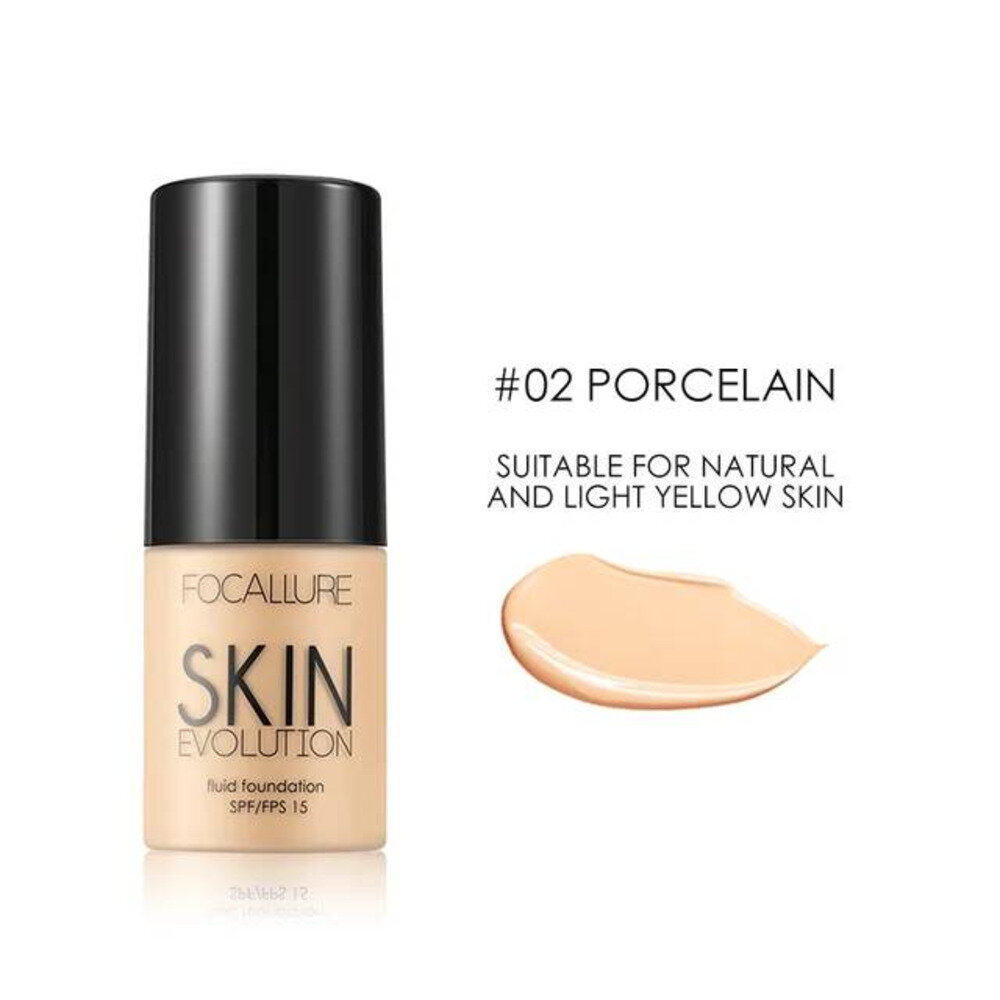 Focallure Base Face Liquid Foundation Cream - жидкая тональная основа с полным покрытием, корректор, увлажняющий тональный крем для контроля жирности, макияж для женщин