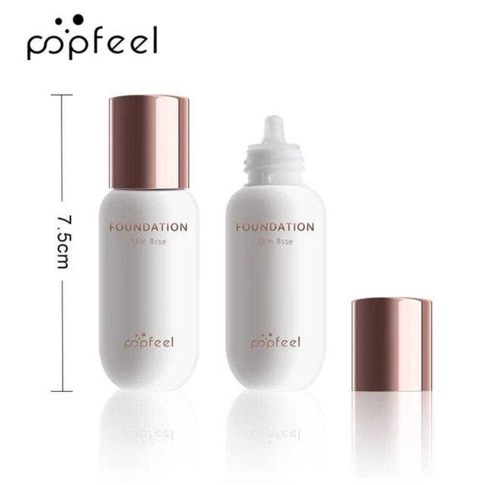 POPFEEL 30 мл, тональная основа для лица, меняющая цвет, жидкая основа, корректор, контролирующий жирность, увлажняющий, стойкий, базовый крем под макияж для лица
