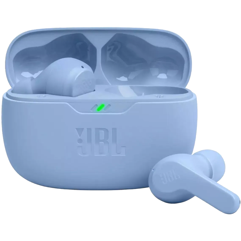JBL Гарнитура JBL Wave Beam 2 JBLWBEAM2BLU, беспроводная, голубой (Bluetooth) (ret)