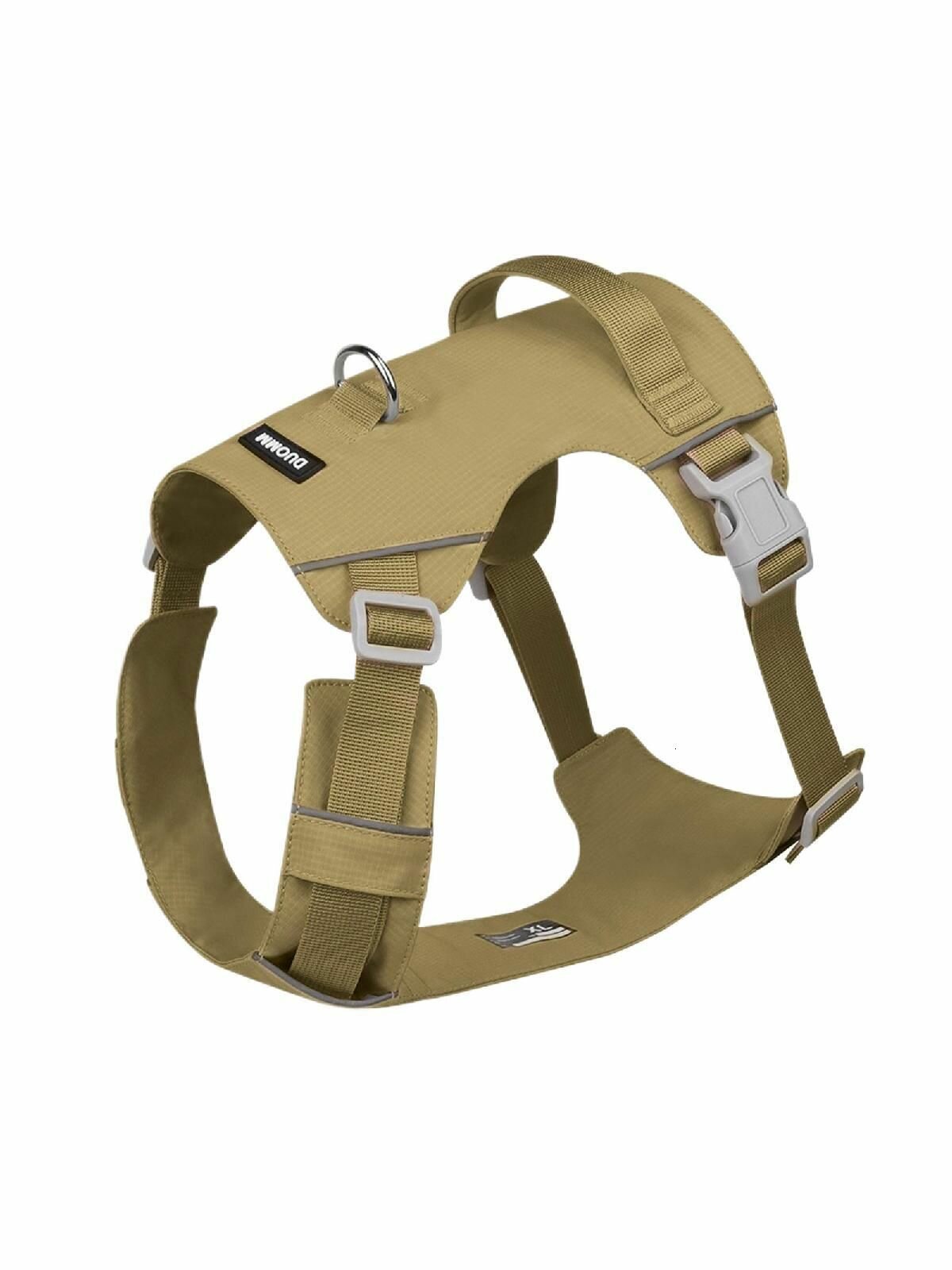 Фурнитура для ошейников и поводков, Светоотражающая спинка на груди для собак-Хаки-M