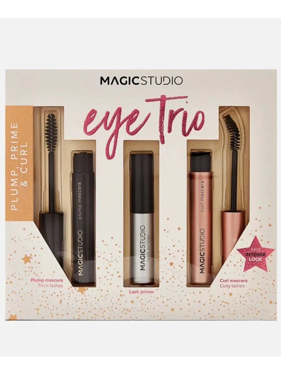Набор для ресниц MAGIC STUDIO colorful eye trio, Адвент