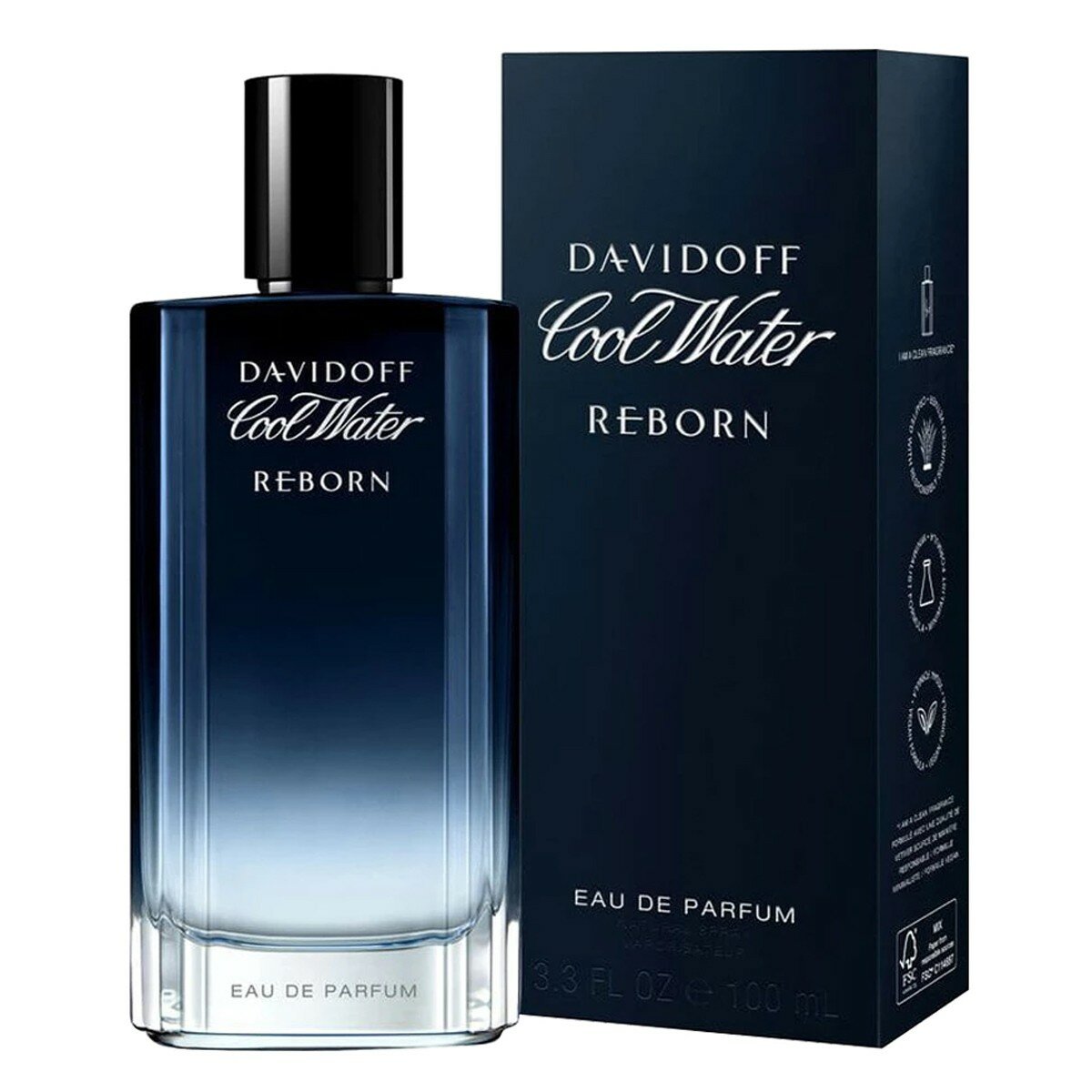 Davidoff Cool Water Reborn 100 мл, Парфюмерная вода мужская