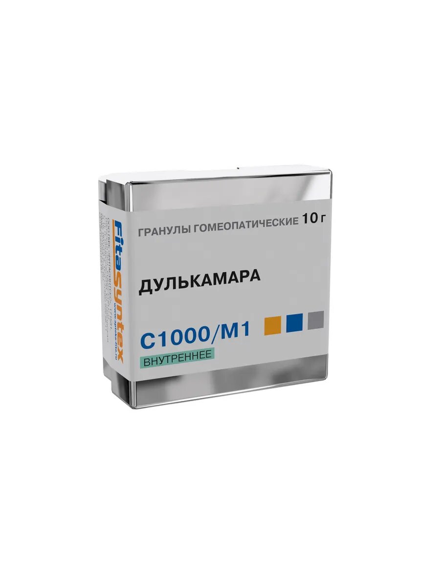 Дулькамара С1000, гранулы гомеопатические, 10 грамм , Фитасинтекс