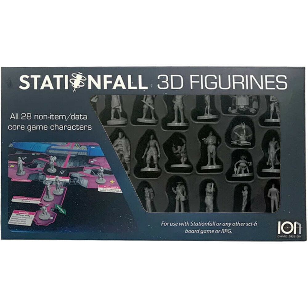 Аксессуар Ion Game Design Character Miniatures / Миниатюры персонажей для игры Stationfall / Падающая станция