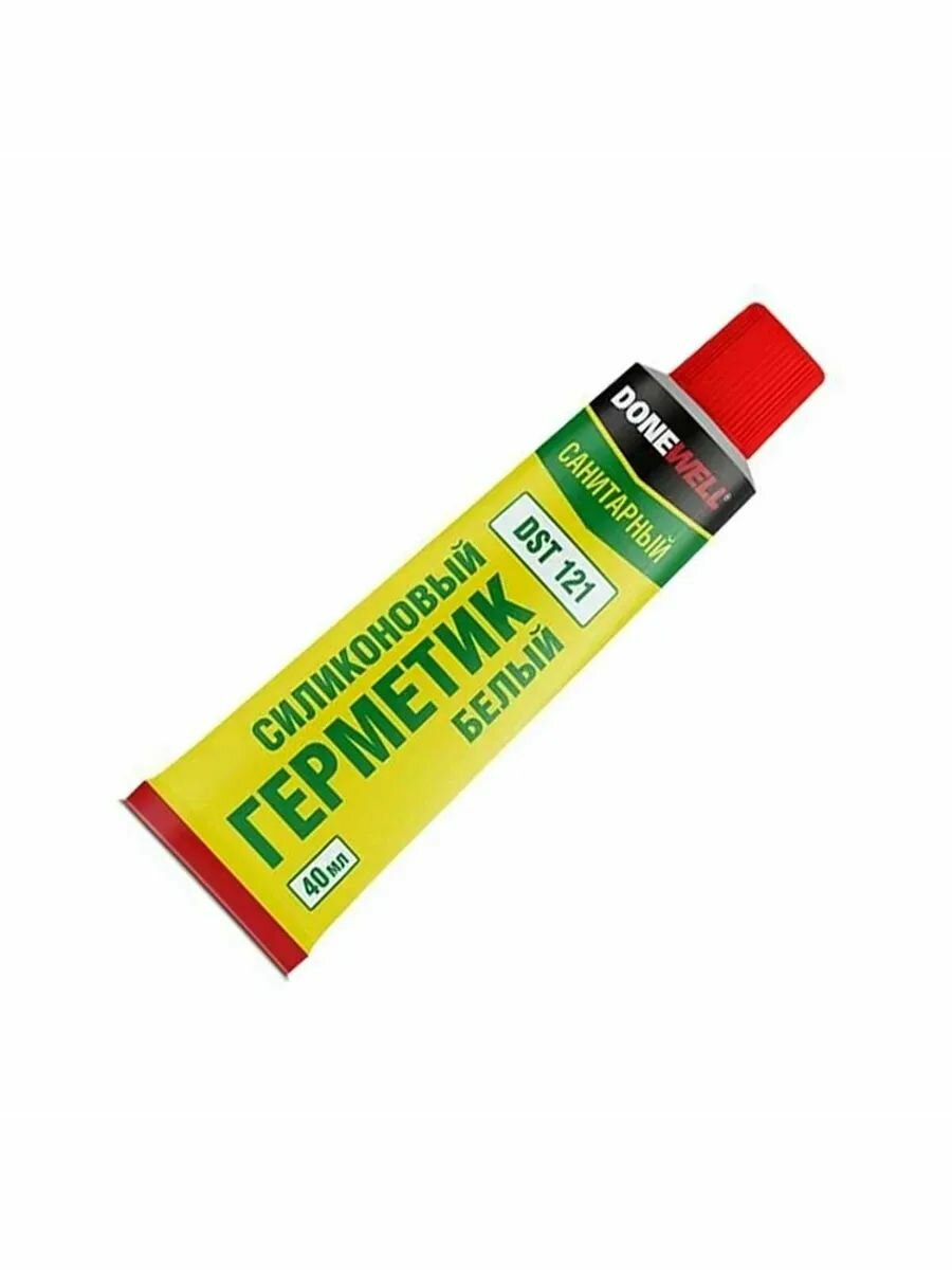 Герметик "DONEWELL" силиконовый санитарный белый 40 МЛ DST-121