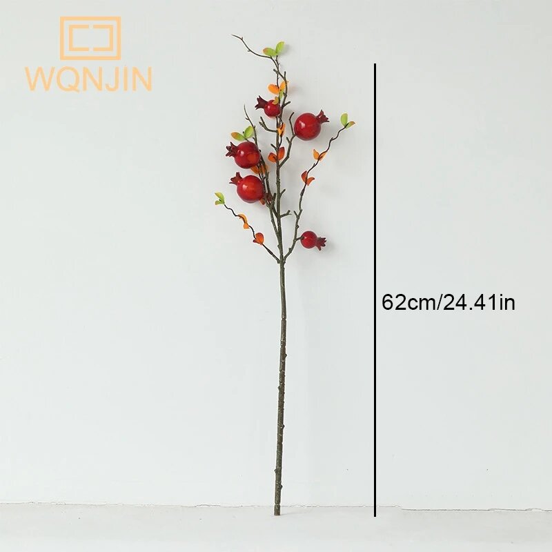 Имитация граната из шелка WQNJIN 62cm red