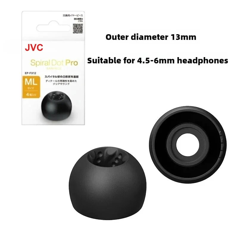 Силиконовые амбушюры CHENYIQING для JVC EP-FX12 1 pair (storage Box), ML