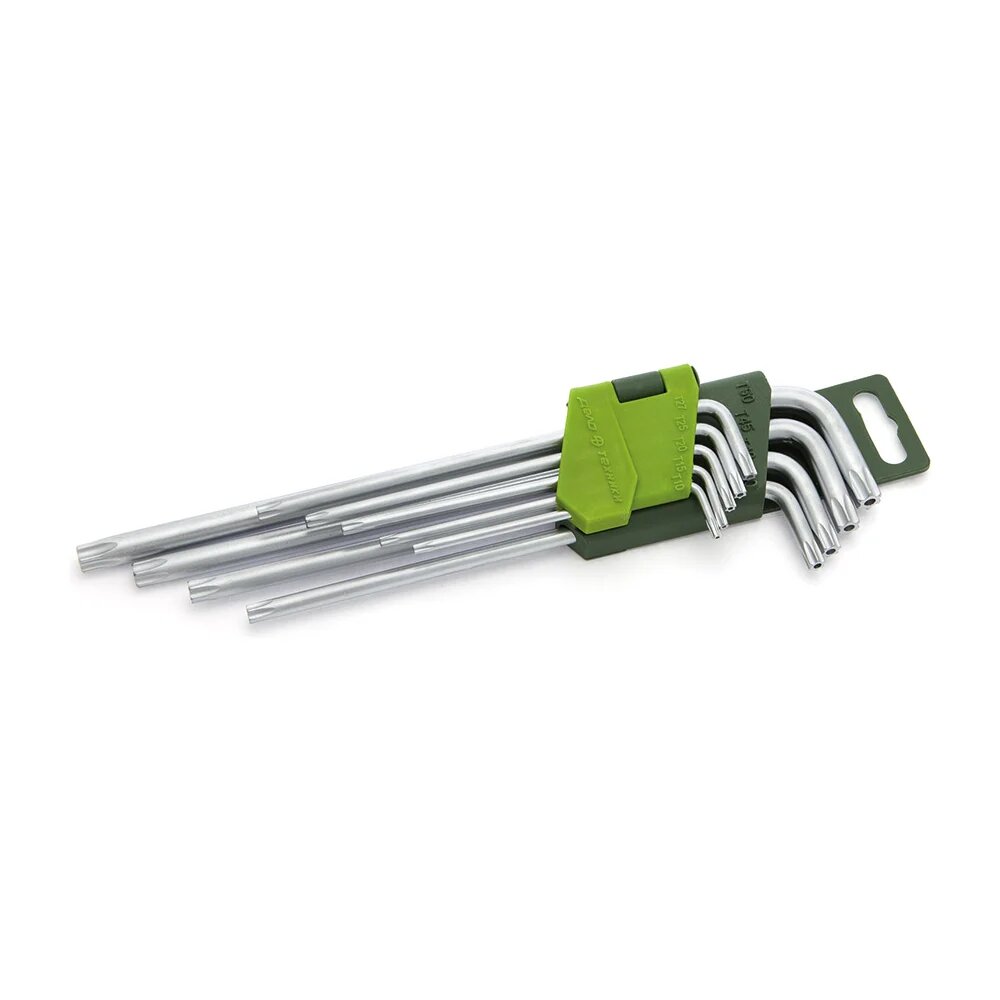 Набор ключей Дело Техники TORX с отверстием удлиненных 9шт. 563592, пластик, для работы с крепежом
