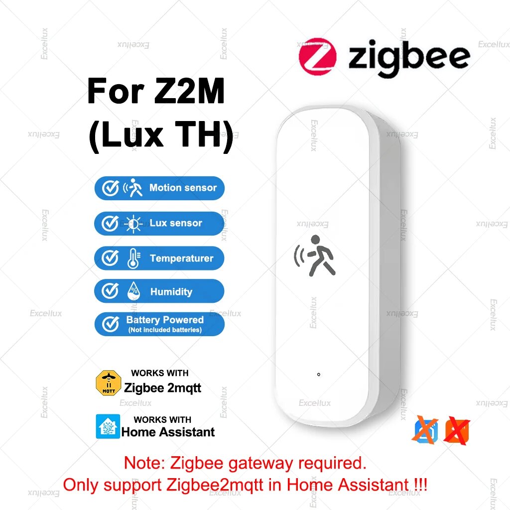 Zigbee датчик Z2M (Lux TH) движения и освещения