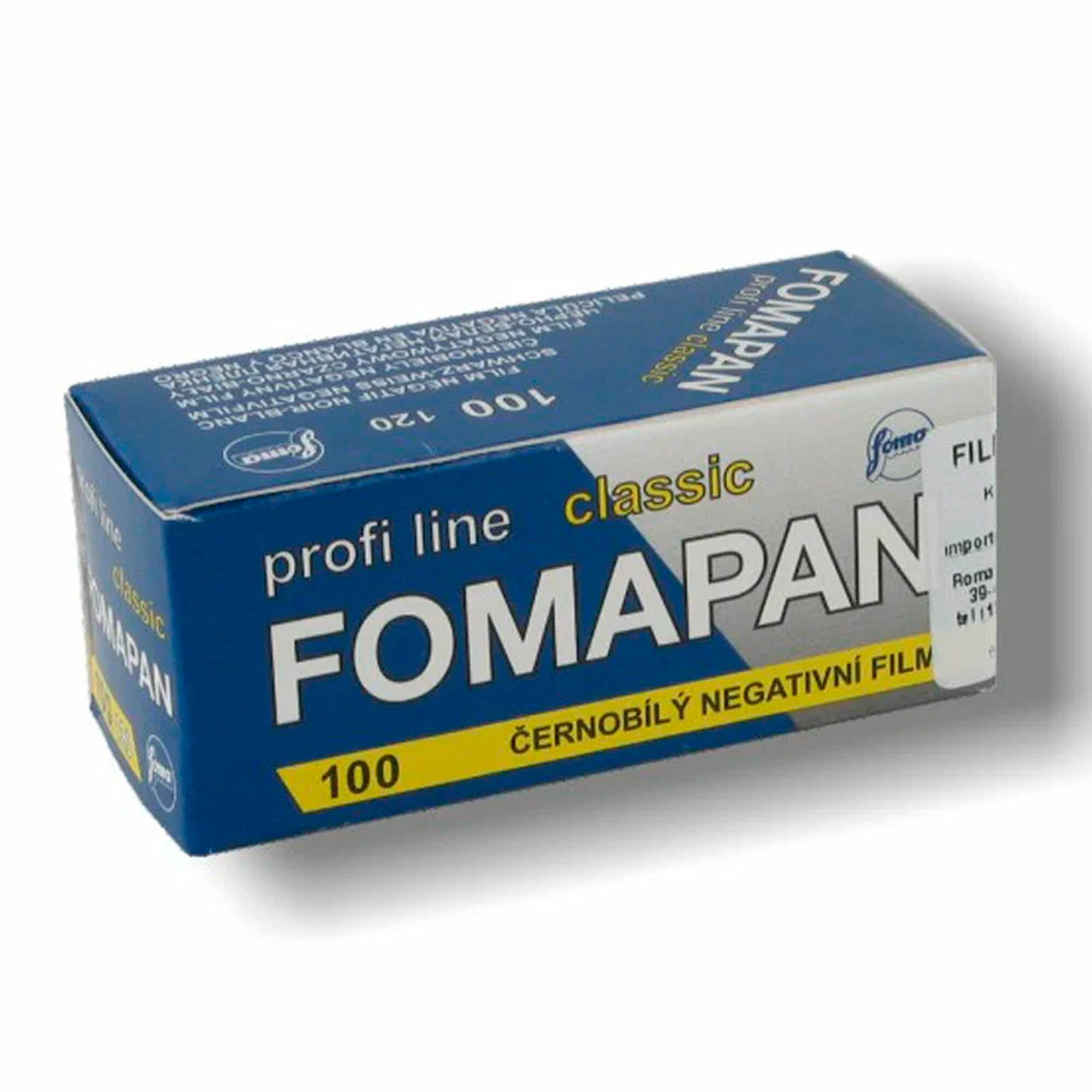 Фотопленка Foma PAN 100 Classic 120 формат, черно-белая, негативная, ISO 100