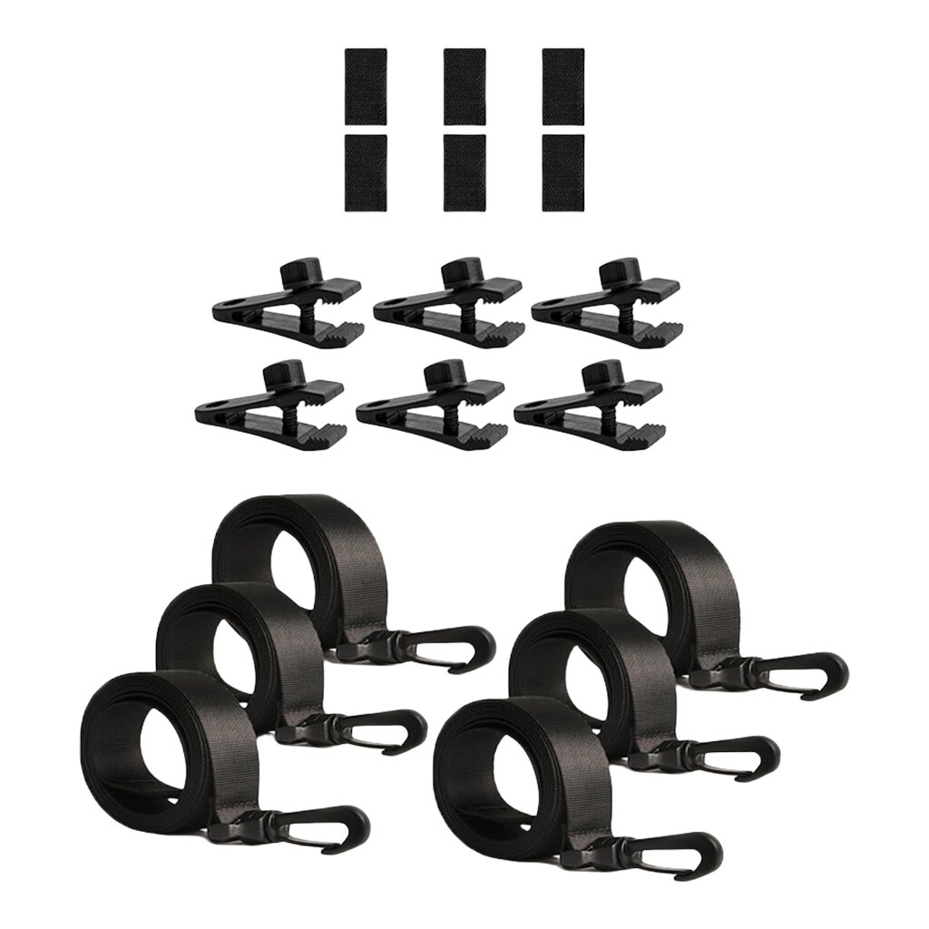 6шт Наборы Для Крепления Солнечной Крышки Крепежная Деталь Для Крепления Крышки Бассейна Ремешок для Крепления Солнечной Крышки к Наземному Бассейну и Зажим