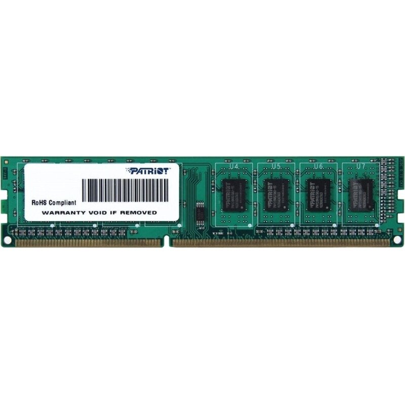 Модуль памяти Patriot Memory SL DDR3 4 GB, 1600 MHz, 1,35 V UDIMM (PSD34G1600L81)
