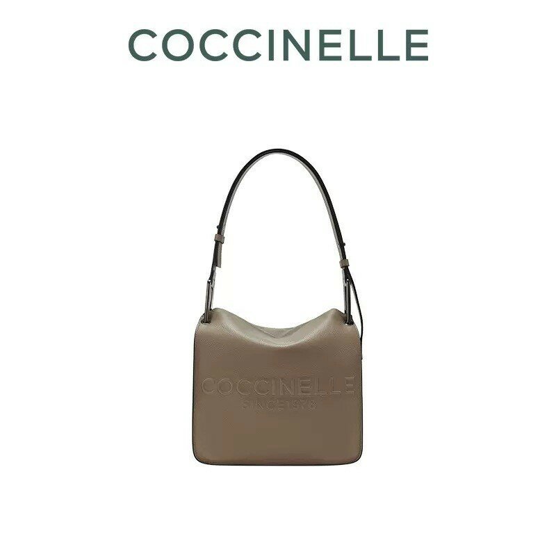 COCCINELLE/ Ванесса Джинсы Импортная Льняная Джинсовая Сумка-Тоут Сумка Ньюсбой