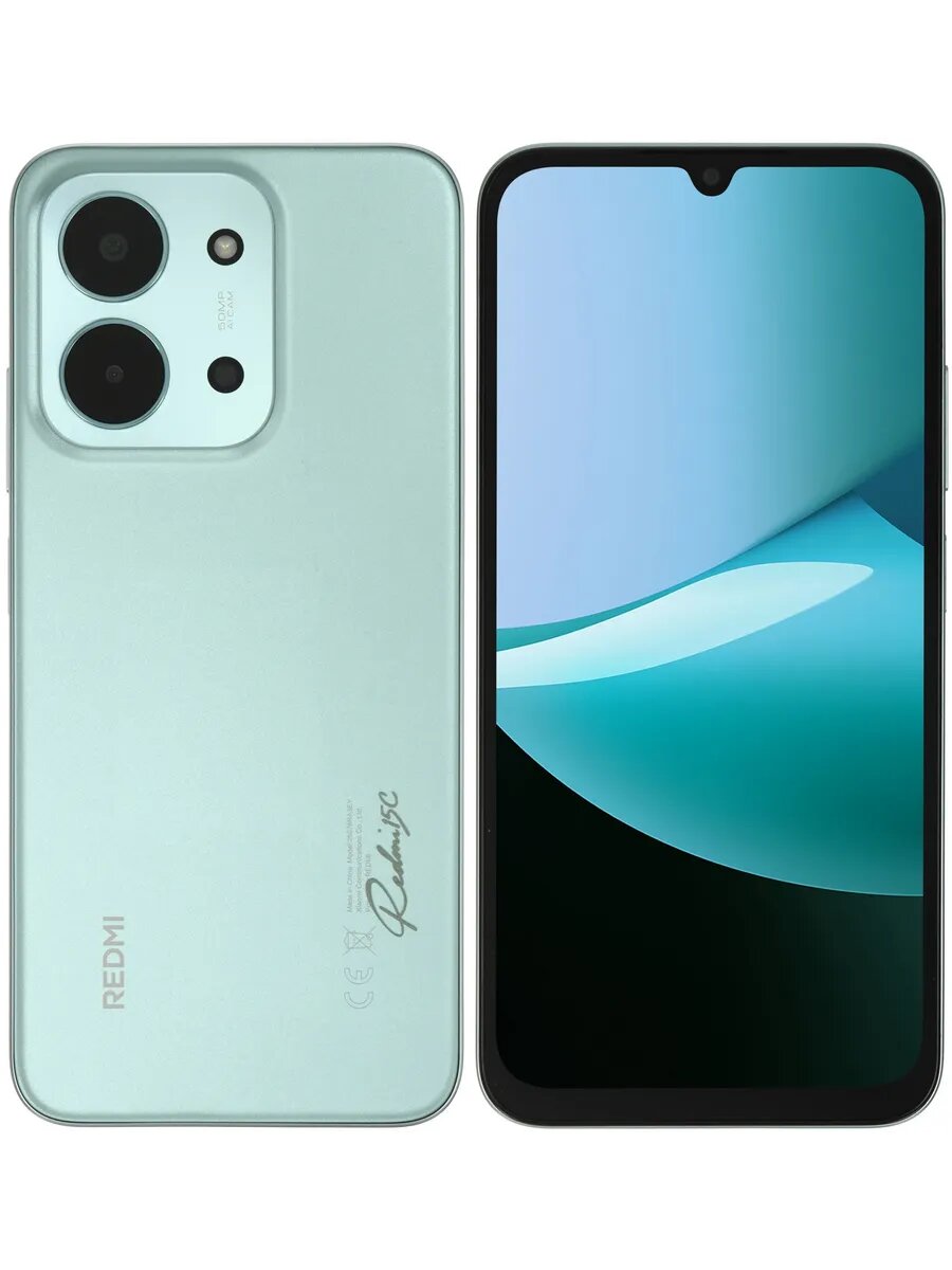 Смартфон 6.9" IPS, 120 Гц Redmi 15C 4/256GB 6000 мА*ч