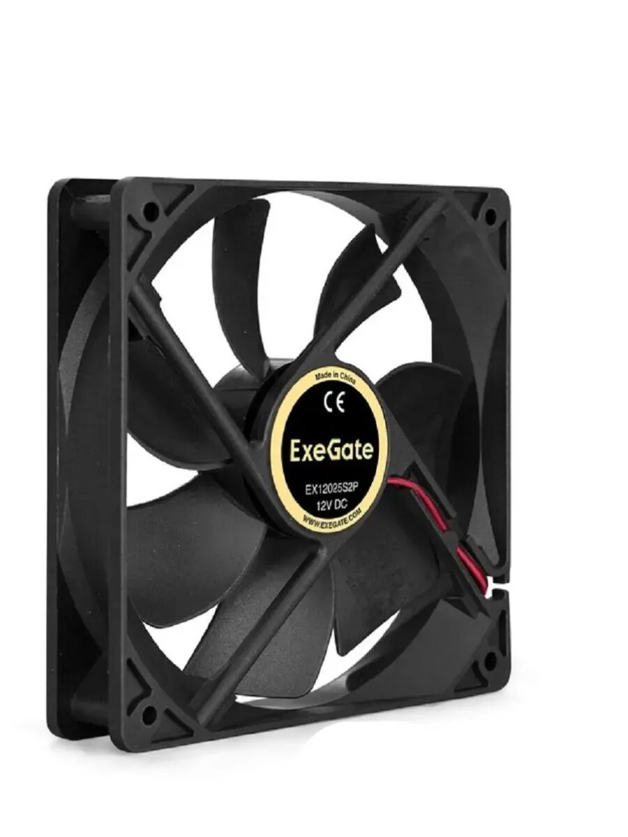 Вентилятор ExeGate EX12025S2P, 120x120x25 мм, Sleeve bearing 120 мм