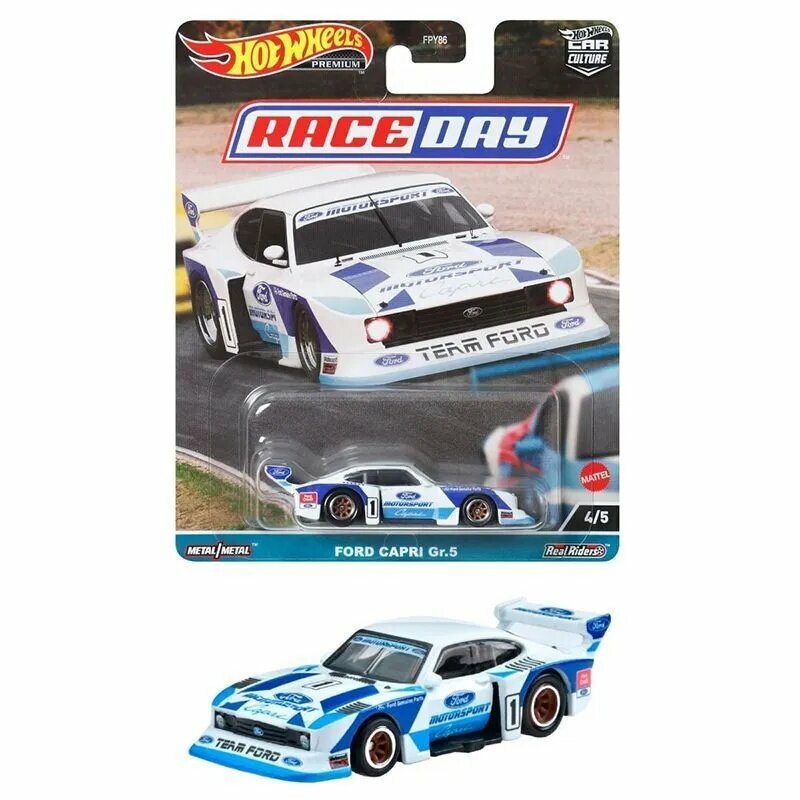Машинка коллекционная Mattel Hot Wheels Premium Car Culture: FPY86 FORD CAPRI Gr.5