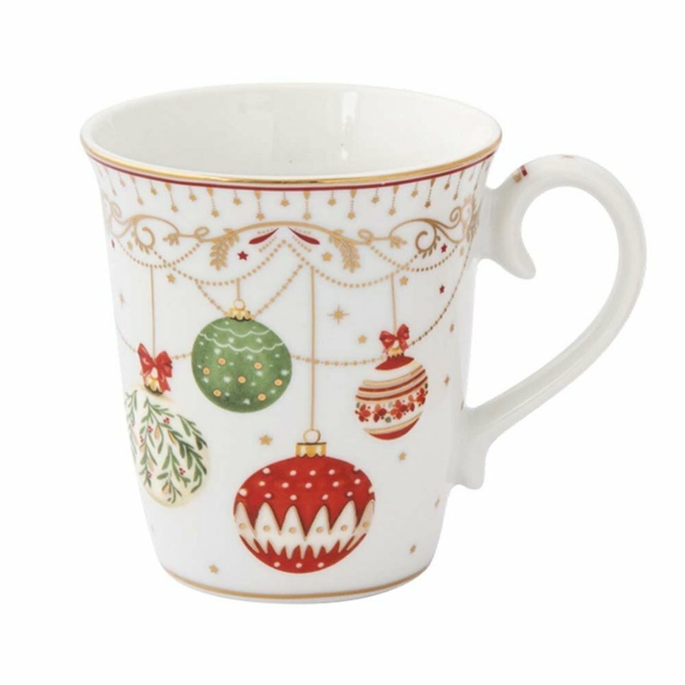 Кружка 275 мл Easy Life "Christmas Eve /Новогодние шары" (подарочная упаковка) / 362187