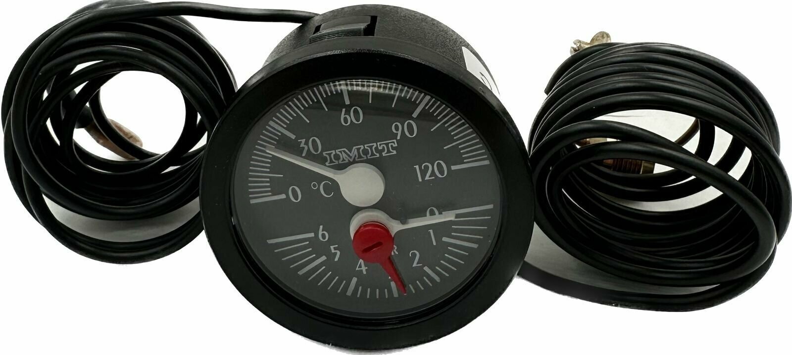 Термоманометр капиллярный IMIT Италия Диапазон измерения 0.120С и 0.6 бар.