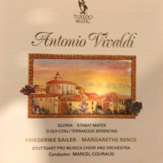 Antonio Vivaldi. Stabat Mater, O Qui Coeli (Switzerland, Tuxedo Music, TUXCD 1032, 1990) CD