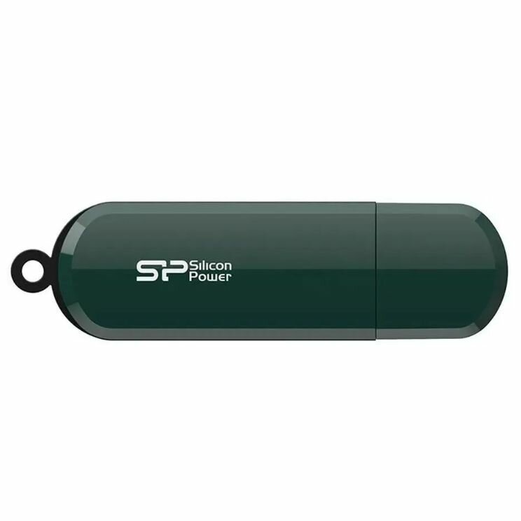 Память USB Flash 32 ГБ Silicon Power LuxMini 320 (SP032GBUF2320V1N) - колпачок, пластик, USB 2.0