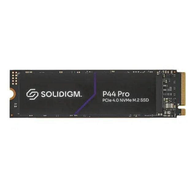512 ГБ SSD M.2 накопитель Solidigm P44 Pro Series (SSDPFKKW512H7X1) - PCI-E 4.0, чтение - 7000 Мбайт/с, запись - 4700 Мбайт/с, 3D NAND