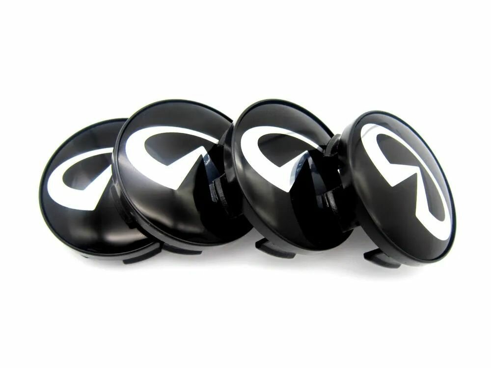 Колпачки заглушки на литые диски СКАД Инфинити 56/51/12 мм, 4 шт.