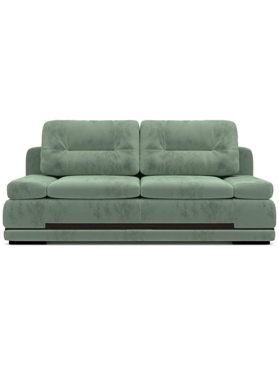 Диван-кровать раскладной PUSHE Дива Концепт, велюр, зеленый Nebby 915