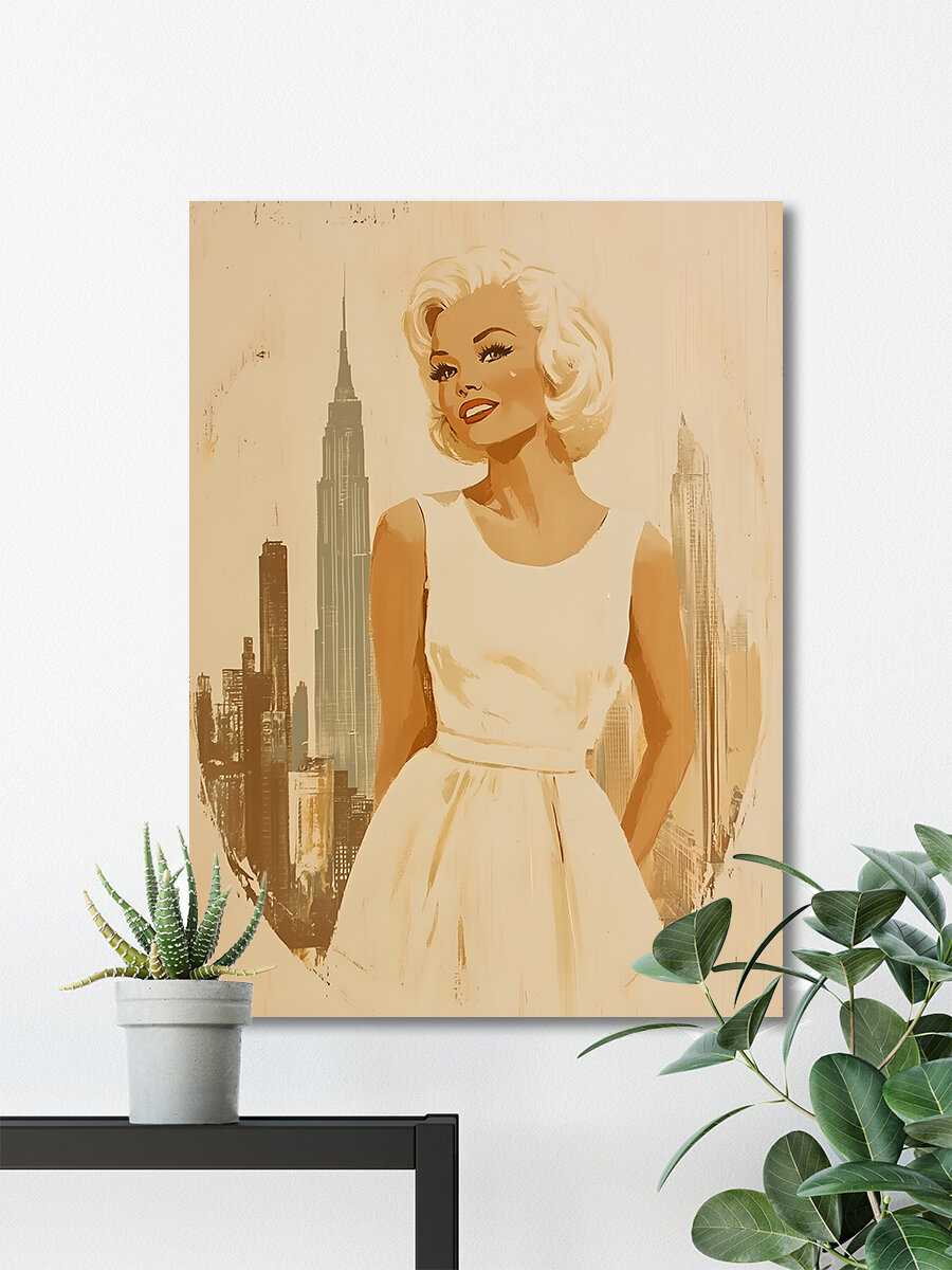 Картина в салон красоты / на стену - Мерлин Монро, картина 20х30 см.